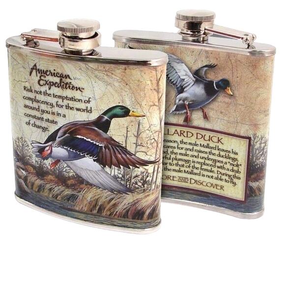 American Expedition | Kitchen | New Mallard Duck Hip Flaskstainless ...